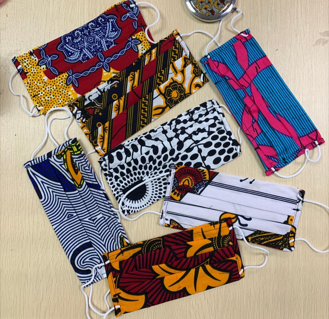 Elo African Print Mask with filter | MAHOSTYLE